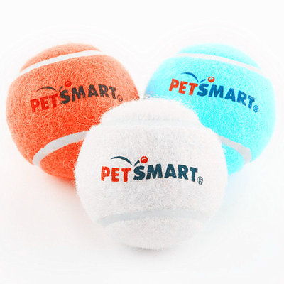 1.5inch mini colored pet toy tennis ball with custom logo printed