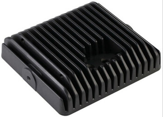 Aluminum Alloy Led Street Light Housing Die Cast Black Powder Coating