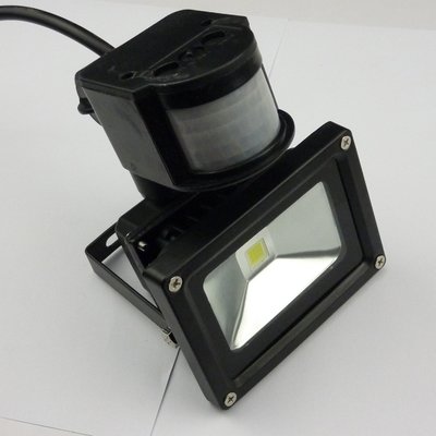 10 Watt Solar Led Security Flood Lights Aluminum Die-casting 180 Degree Beam Angle