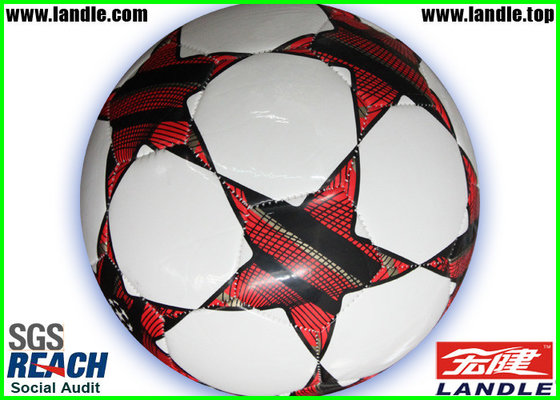 New Design Machine-Stitched Synthetic Leather Soccer Ball Standard Size and Weight