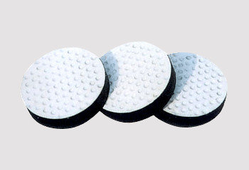 Light Weight PTFE Balls , Non-Flammable Black PTFE Slide Bearing For Pipelines