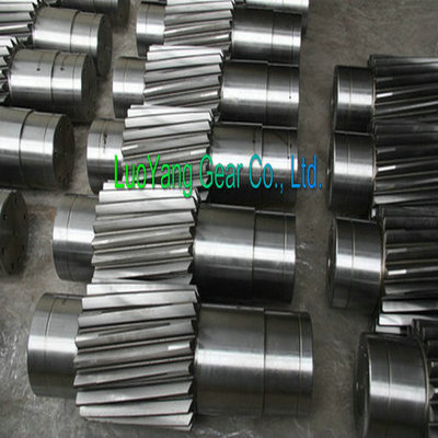 CNC Machining Transmission Shaft , Wind Turbine Shaft 18CrNiMo7 ANSI Standard