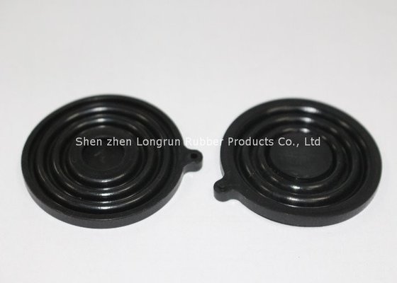 60 Shore A Small Rubber Plugs And Caps Fluororubber Cap Hat / Lid