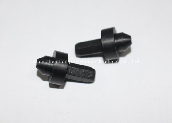 Tapered Rubber Plugs 75 Shore A Black Silicone Customized Rubber Tunnel Plug