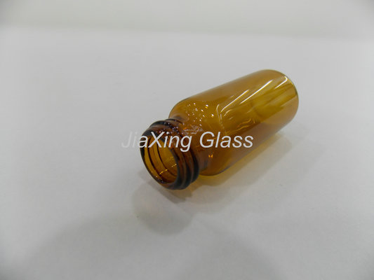 Empty 10ml Vial Tubular Glass Vials With Plastic Clear Plug And Silver Lid