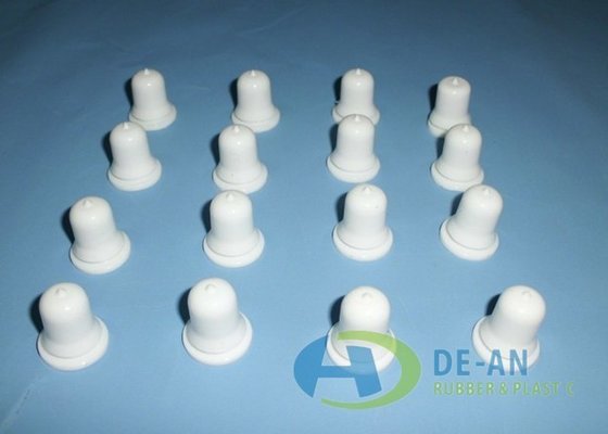 Red / White Molding Silicone Rubber Plug for Automotive , Machinery