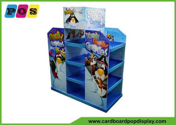 48x20 Inch Merchandising Cardboard Pallet Display Glossy Lamination For Games PA034