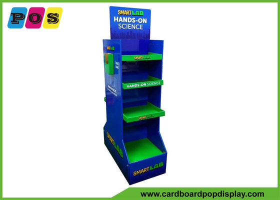 Glossy Shiny Free Standing Cardboard Displays Double Sided For Sicence Toys And Games FL166