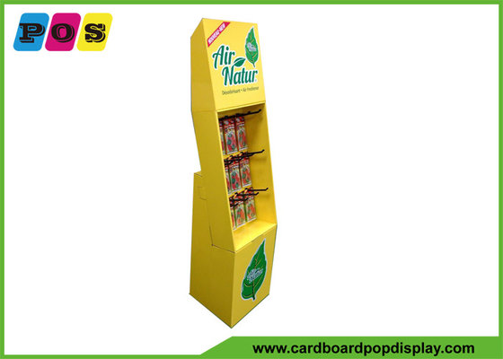 Air Freshener Peg Hook Display Rack ,  Cardboard Pop Displays With Plastic Pegs HD053