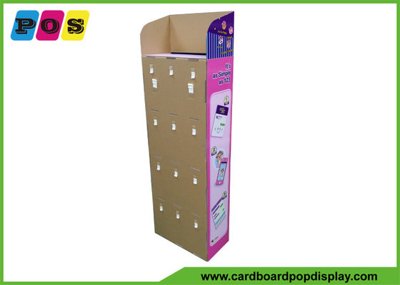 Hanging Cardboard Sidekick Display Retail POS With Pegs And 12 Pockets SK025