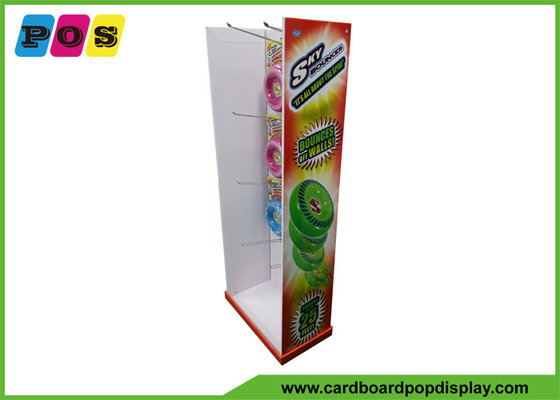 Point Of Purchase Free Standing Cardboard Peg Display Racks For Sky Bouncer HD061