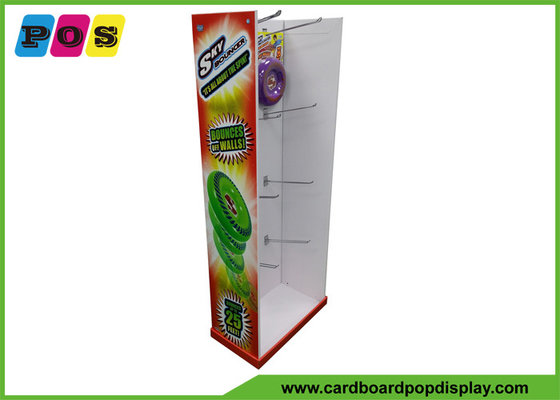 Point Of Purchase Free Standing Cardboard Peg Display Racks For Sky Bouncer HD061