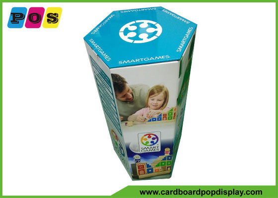 Portable Advertising Cardboard Pop Displays With Paperbaord Inserts In Kids Games Playing FL181