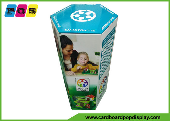 Portable Advertising Cardboard Pop Displays With Paperbaord Inserts In Kids Games Playing FL181