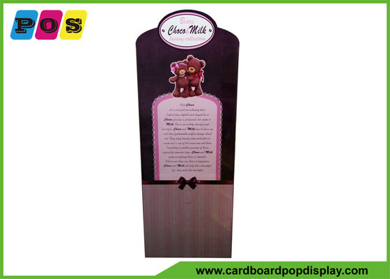 Retail Floor Cardboard Display Stands Install 5 Shelves For Box Packaging Bears FL165