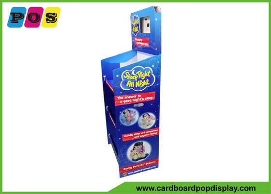 CMYK Full Color Printed Cardboard Display Stands Easy Assembly For Sleep Toys FL179