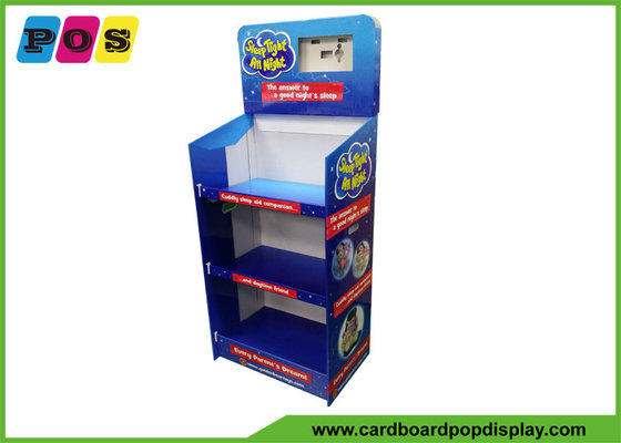 CMYK Full Color Printed Cardboard Display Stands Easy Assembly For Sleep Toys FL179