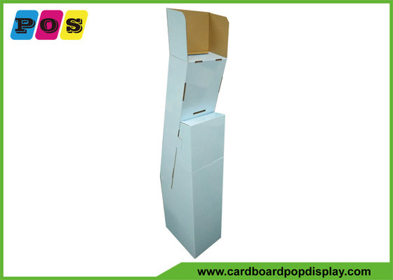 POP Floor Cardboard Shelving Displays With Base For Children Books Promotion POC039