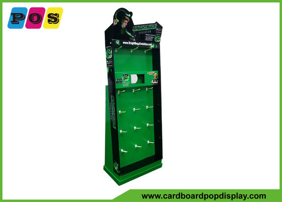 Toys Green POP Cardboard Power Wing Display With Peg Hooks And LCD Screen HD058
