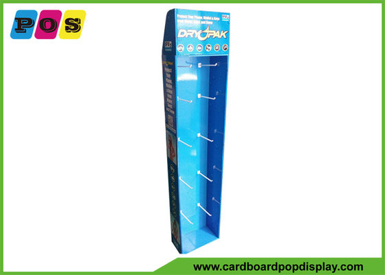 Paperboard Peghooks Cardboard Display Shelves For Waterproof Bags SK027