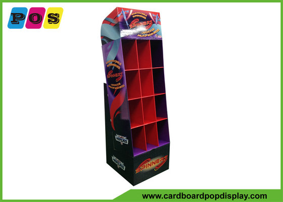 Point Of Sales PDQ Retail Display Custom Corrugated With 12 Pockets POC040