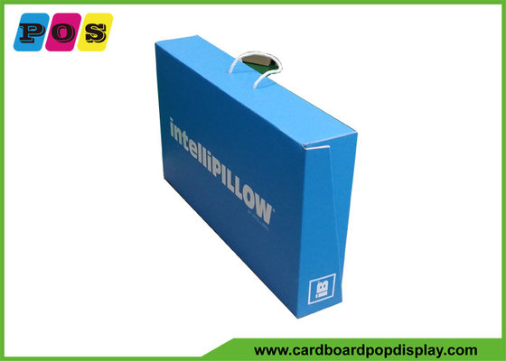 Spot UV Corrugated Retail Packaging Boxes With Rope Handle For Pillow BOX037