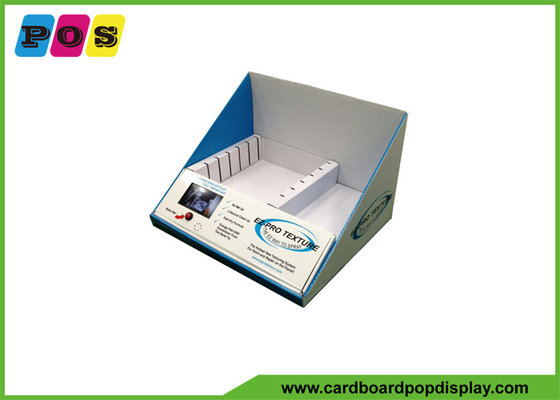 Promotional Corrugated Display Cardboard Boxes , Paperboard Inserts Small Packaging Boxes CDU069