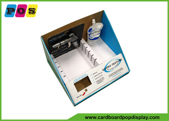 Promotional Corrugated Display Cardboard Boxes , Paperboard Inserts Small Packaging Boxes CDU069