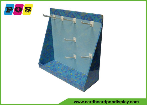 Retail Store Point Of Purchase Corrugated Display Boxes With Pegable Panels CDU075