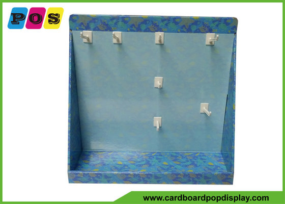 Retail Store Point Of Purchase Corrugated Display Boxes With Pegable Panels CDU075