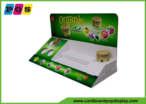 Promotional Colored Corrugated Counter Display Stand For Air Freshener CDU065