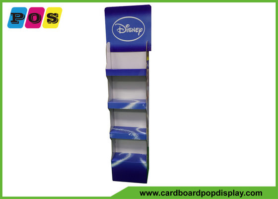 Retail Stores Portable Cardboard Merchandising Displays With 4 Trays And CMYK Printing FL170