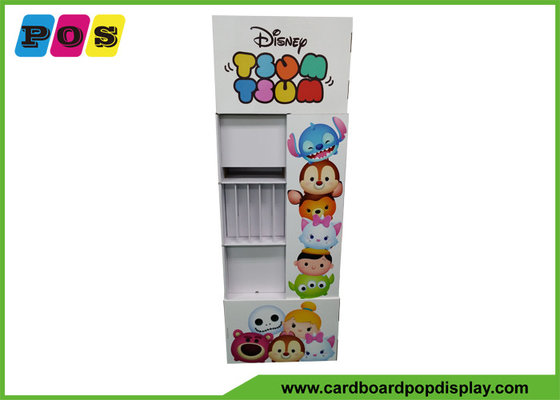 Quadra Sides Toys Stand Up Cardboard Display Movable Type With Wheels FL199
