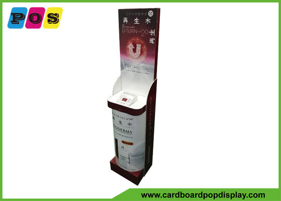 Creative Design Cardboard Retail Display , Cosmetic Point Of Purchase Product Display Stands FL195