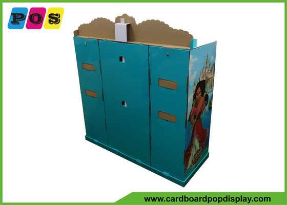Half Pallet POP Retail Cardboard Displays , Full Printing Floor Display Stands PA040