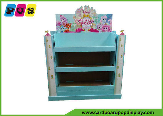 POP Retail End Cap Cardboard Pallet Display With Three Sided Shelves PA041