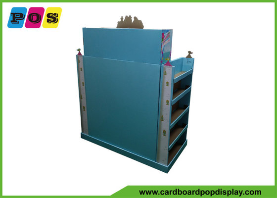 POP Retail End Cap Cardboard Pallet Display With Three Sided Shelves PA041