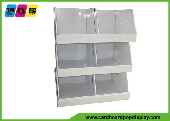 Double Sided Cardboard Pallet Display Glossy Lamination For Homeware PA016