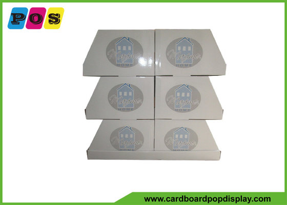 Double Sided Cardboard Pallet Display Glossy Lamination For Homeware PA016