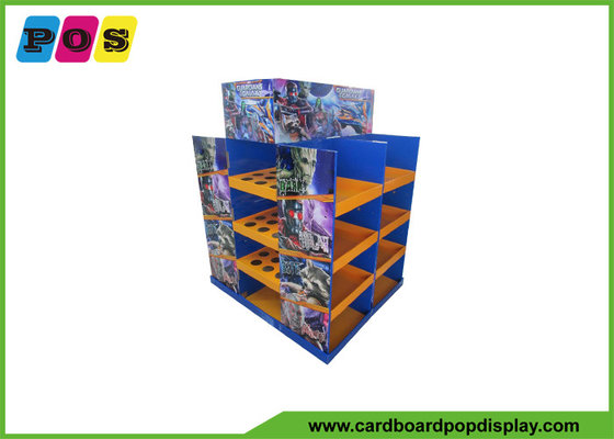 Multi Sided Corrugated Pallet Display Shelves , Product Display Stands For RC Toys PA017