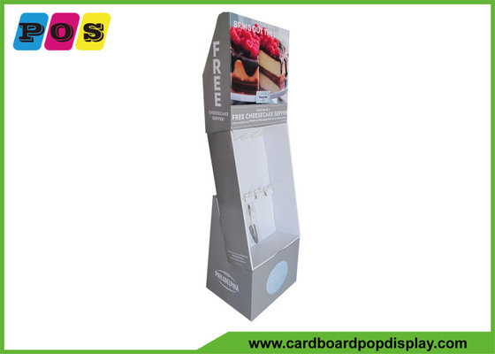 POS Cardboard Floor Power Wing Display For Free Cheesecake Server HD013