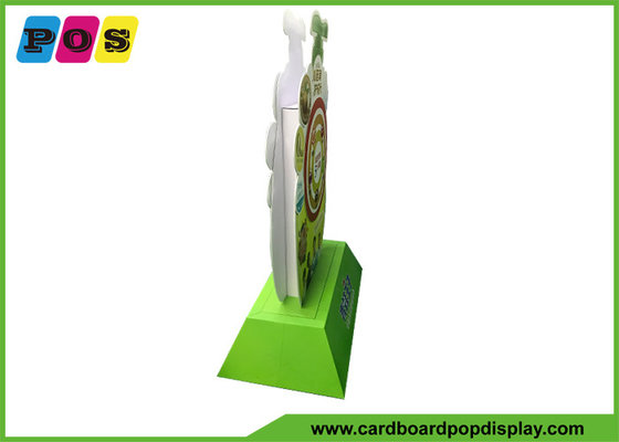 Two Sides Full Printing Flooring Standee Display For Baby Cream AD021