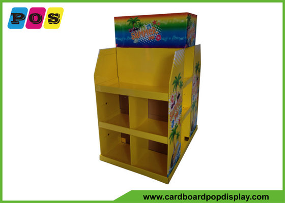 Supermarket Promotion Retail Pallet Displays , Cardboard Display Stands For Beach Sand Toys PA019