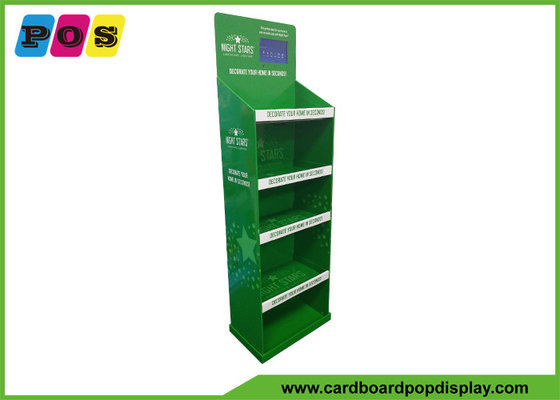 Multi Shelves Advertising Display Stands Equip 7 Inch LCD Screen For LED Lights FL208