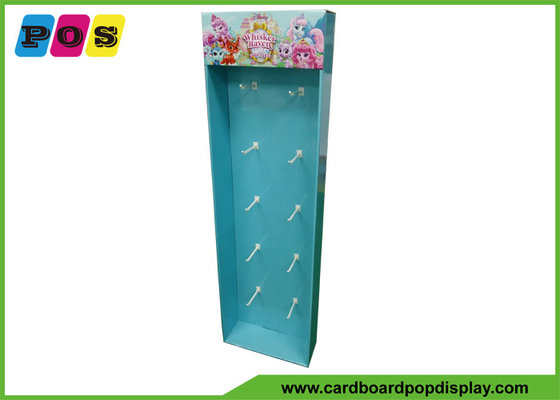 POP Cardboard Sidekick Display Stand With Plastic Pegs For Target Store SK033