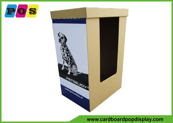 Easy Assembly Dump Bin Display , Corrugated Retail Display Bins For Dog Beds / Dog Mats DB025