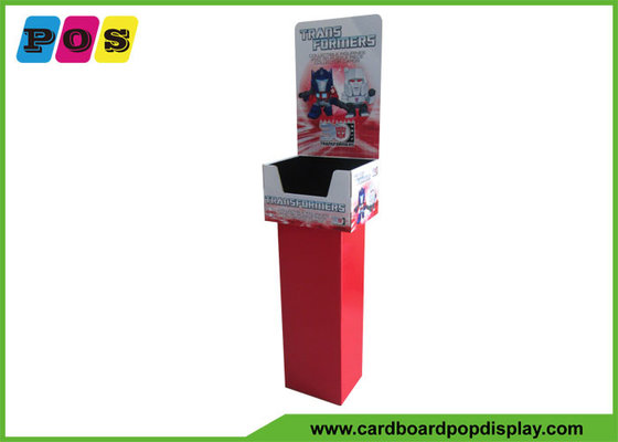 Glossy Lamination Corrugated Dump Bin Display For Recycle 3D Glasses DB027