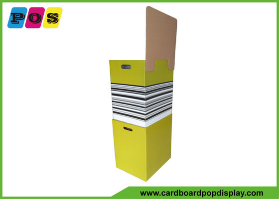 Retail Product Corrugated Dump Bin Display CMYK Color Floor Standing DB042