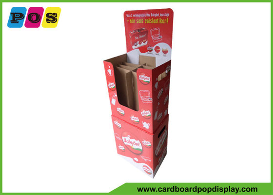 BE Corrugated Flute Cardboard Display Bins For Point Of Purchase Sale DB043