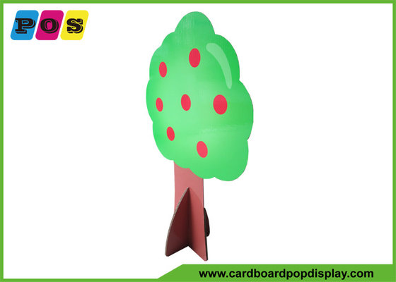 Tree Shape Life Size Stand Ups , Corrugated Floor Cardboard Standup Cutouts AD003